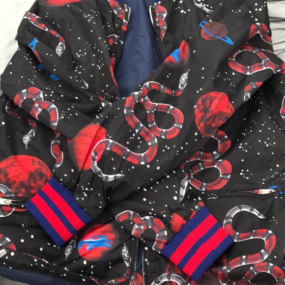 Gucci | Jackets & Coats | Gucci Space Snake Windbreaker | Poshmark